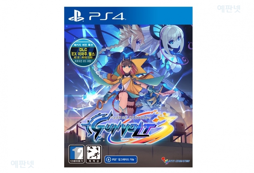 [PS4] 라이트 노벨 2D 액션 게임 'Azure Striker GUNVOLT 3', 11월 23일 예약 판매 개시