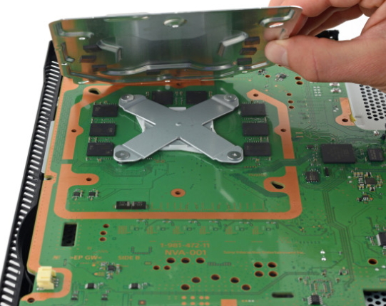 신형 PS4 PRO CUH-7100 마이너 체인지 분석 - CUH-7000과 비교하여 APU부 실드 일부 생략, 공정 및 구조 ...